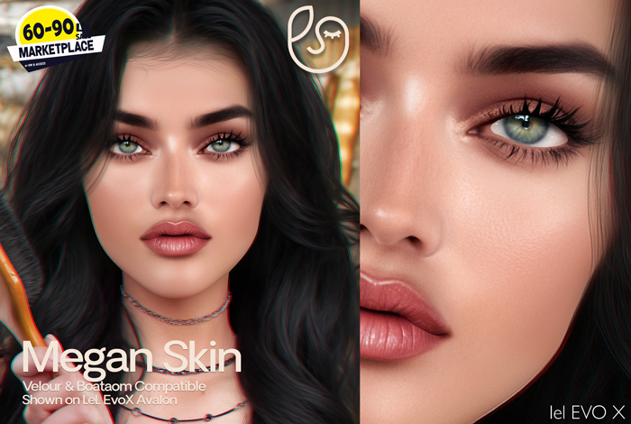 Second Life Marketplace - [OTHER FACES] Megan Skin (BRONZE VE)